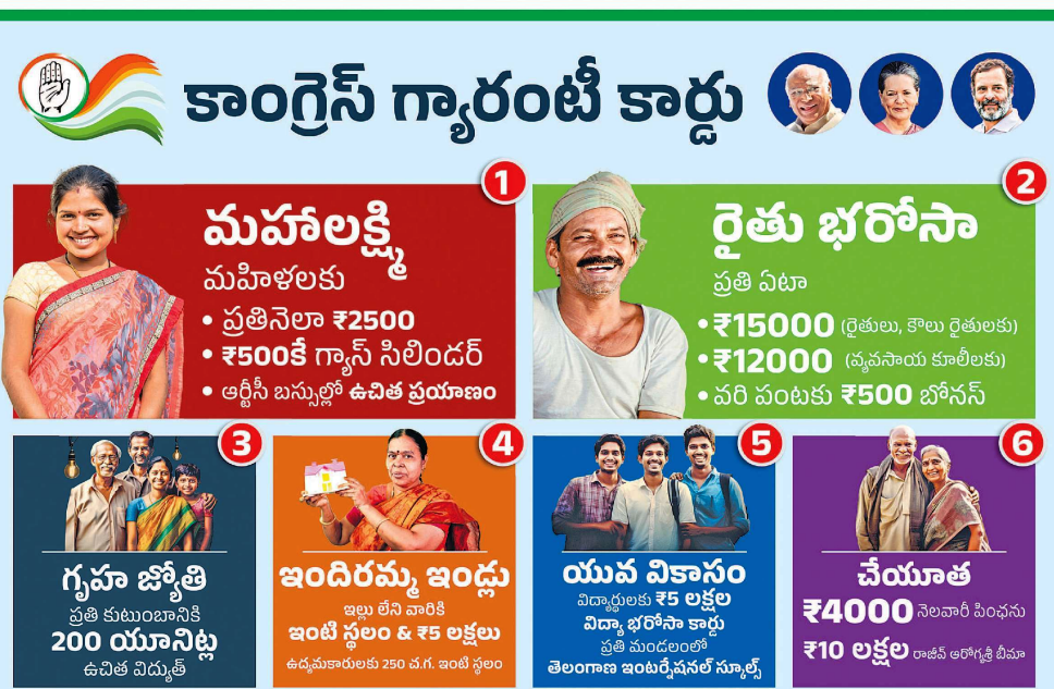 తెలంగాణ చెవిలో కన్నడ మంత్రోపదేశం... కాంగ్రెస్ హామీలపై ఓ విశ్లేషణ ...